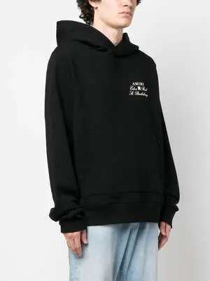 Amiri Logo-print Cotton Hoodie