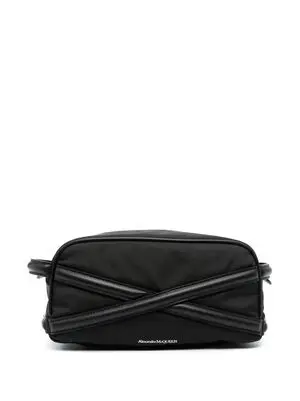 Alexander McQueen The Harness Wash Bag - Black