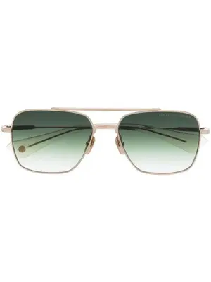 Dita Square-frame Sunglasses - Gold