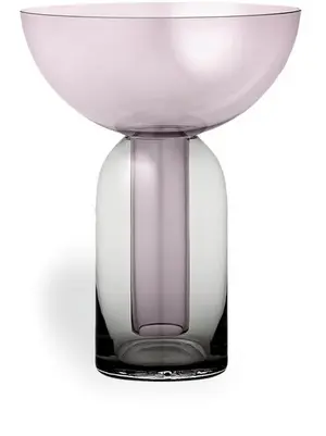 AYTM Torus Transparent-design Vase - Black