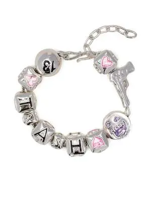 Natasha Zinko Trash -Plated Bracelet - Silver | Editorialist