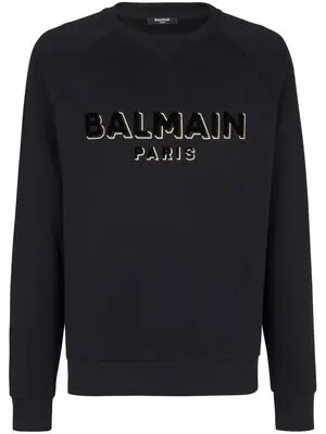 Balmain Logo-print Crew-neck Sweatshirt