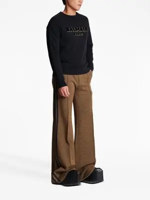 Balmain Logo-print Crew-neck Sweatshirt