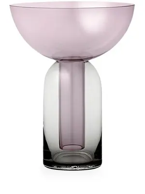AYTM Torus Transparent-design Vase - Black