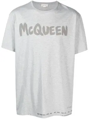 Alexander McQueen Logo-print Cotton T-shirt