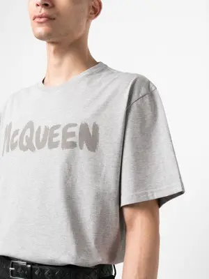 Alexander McQueen Logo-print Cotton T-shirt