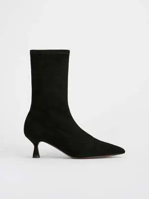 ATP ATELIER Cerone Suede Stretch Boots - Black