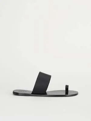 ATP ATELIER Astrid Leather Flat Sandals