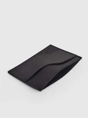 ATP ATELIER Vinci Leather Card Holder - Black