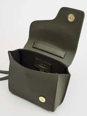 ATP ATELIER Montalcino Leather Mini Handbag - Turtle