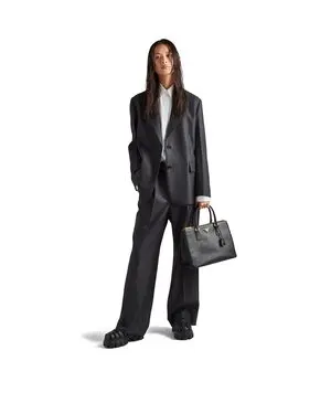 Prada Galleria Large Saffiano Leather Bag - Black