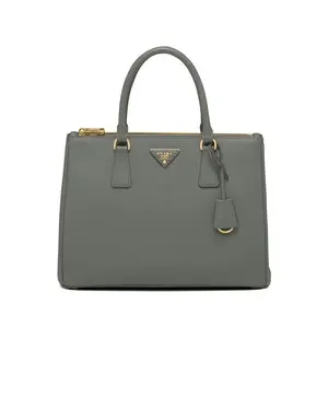 Prada Galleria Large Saffiano Leather Bag - Grey