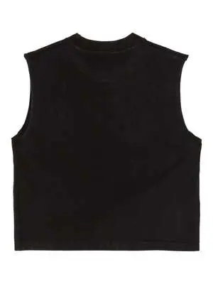 RE/DONE Rhinestone Cropped Vest