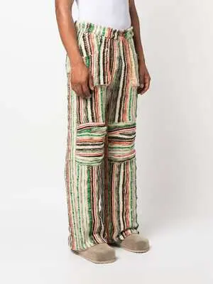 VITELLI Stripe-print Trousers