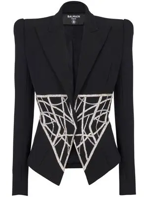 Balmain Double-breasted Wool Blazer