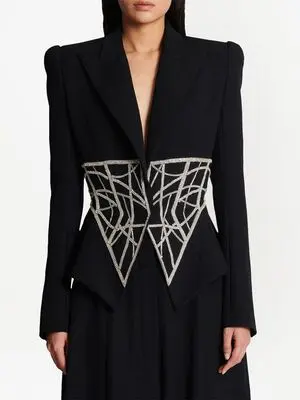 Balmain Double-breasted Wool Blazer