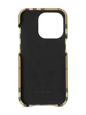 Burberry Check-print Iphone 14 Pro Case