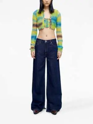 RE/DONE Mar-knit Cropped Cardigan