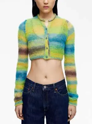 RE/DONE Mar-knit Cropped Cardigan