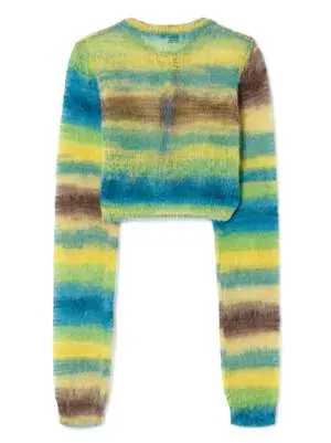 RE/DONE Mar-knit Cropped Cardigan