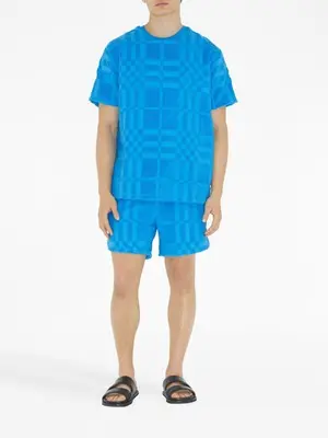 Burberry Check Pattern Shorts