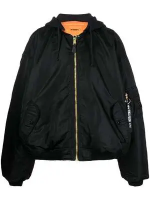 Vetements Oversize Bomber Jacket - Black