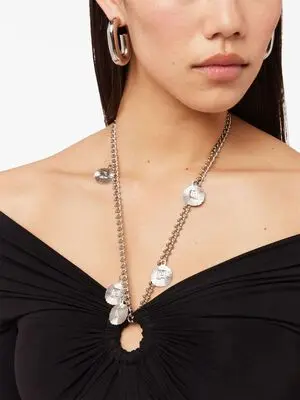 Rabanne Chain-detail Draped Long Dress