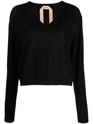 N°21 V-neck Virgin Wool Jumper