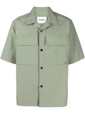 JIL SANDER Short-sleeve Cotton Shirt