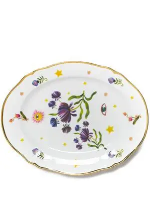 BITOSSI HOME La Tavola Scomposta Plate - White