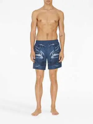 Burberry Shark-print Swim Shorts