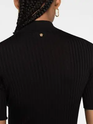 Versace Ribbed Knit Top