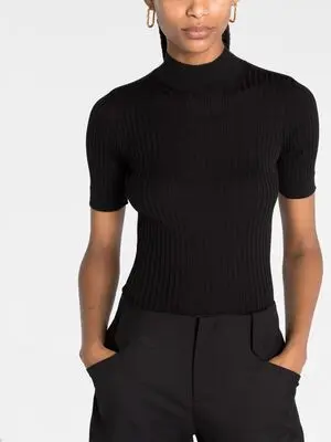 Versace Ribbed Knit Top
