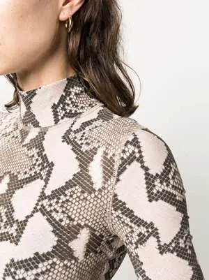 Stella McCartney Leopard Print Top