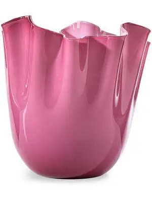VENINI Medium Fazzoletto Vase - Pink