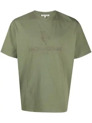 Each X Other Logo-embroidered Cotton T-shirt