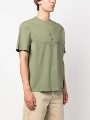 Each X Other Logo-embroidered Cotton T-shirt