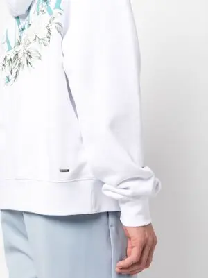 Amiri Logo-print Cotton Hoodie