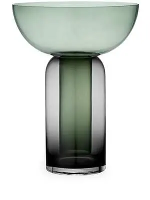 AYTM Torus Large Glass Vase Black/forest