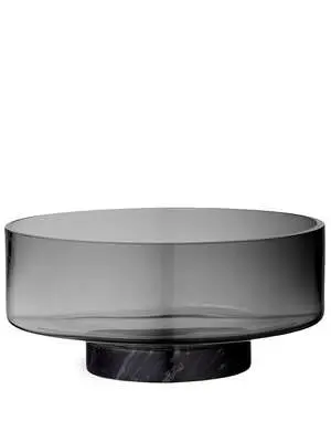AYTM Volvi Glass-marble Bowl - Black