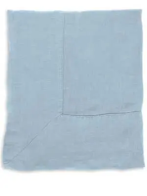 ONCE MILANO Rectangular Linen Tablecloth - Blue