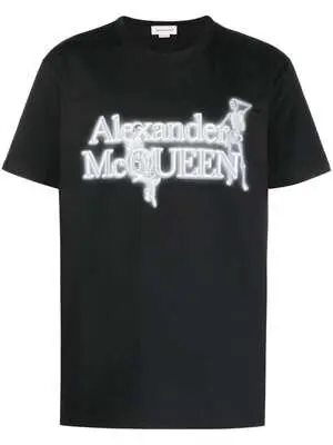 Alexander McQueen Logo-print Cotton T-shirt