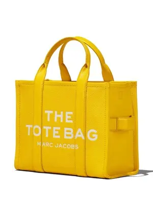 Marc Jacobs Leather Medium Tote Bag - Yellow