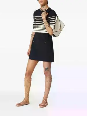 Valentino Garavani Striped Lurex Minidress