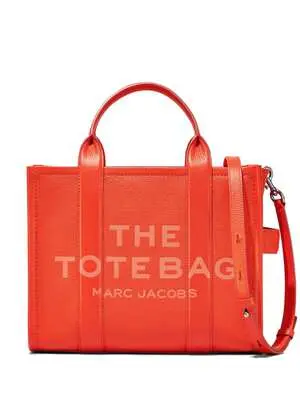 Marc Jacobs Leather Medium Tote Bag - Orange