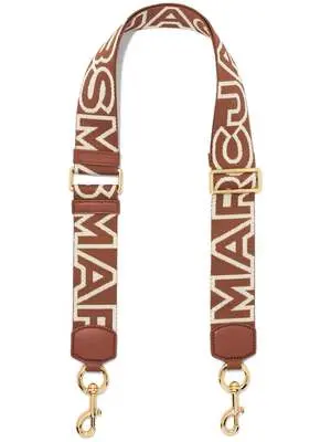 Marc Jacobs Outline Logo Webbing Strap - Brown