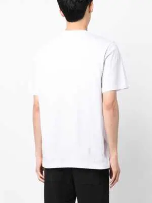MSGM Logo-print Cotton T-shirt - White