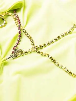 Gcds Crystal-strap Swimsuit