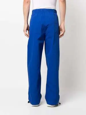 Versace Wide-leg Cotton Track Pants - Blue