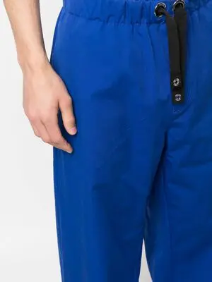 Versace Wide-leg Cotton Track Pants - Blue